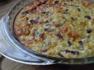 Reuben Quiche and My Favorite Snowman | My Bizzy Kitchen