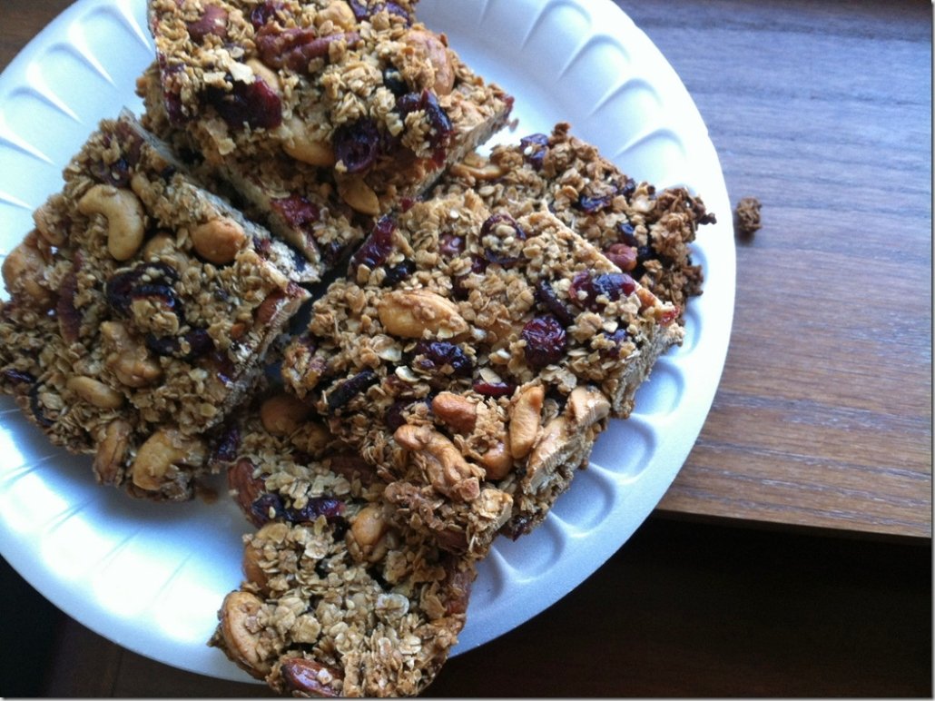 Extra Crunchy Granola Bars | My Bizzy Kitchen