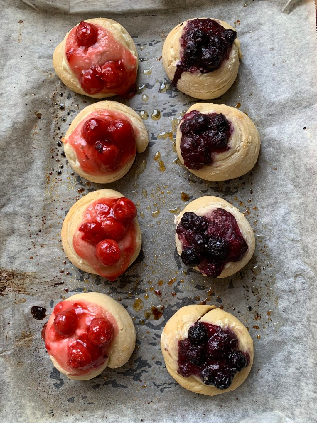 Berry Cream Cheese Danish | My Bizzy Kitchen