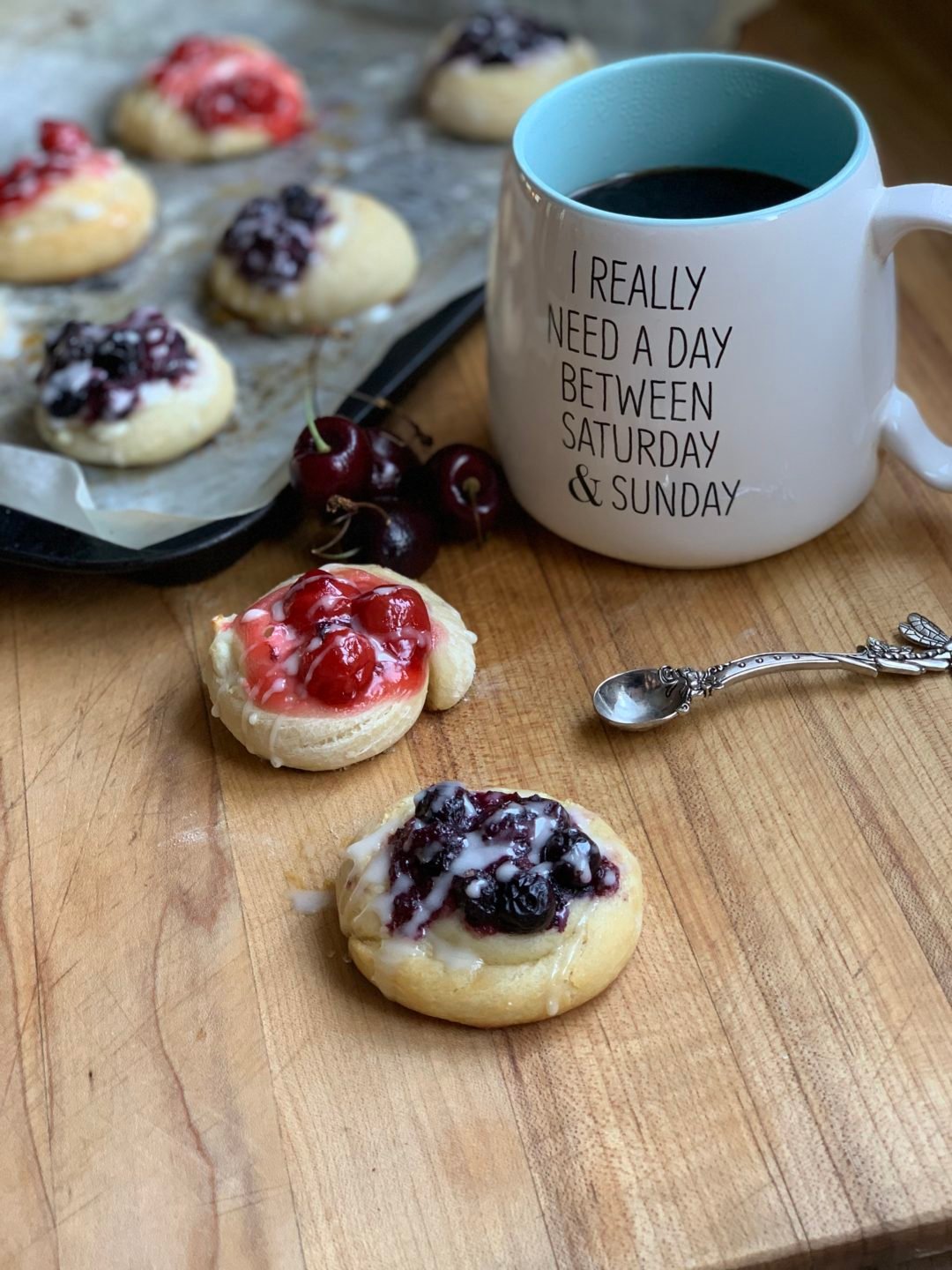 Berry Cream Cheese Danish | My Bizzy Kitchen