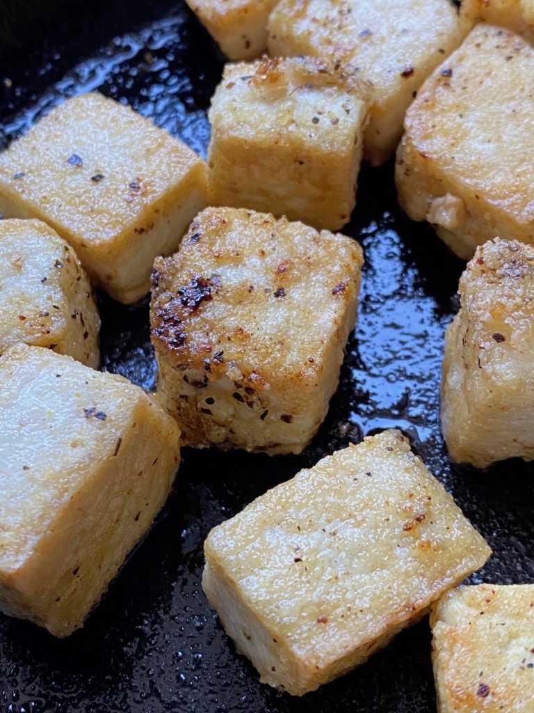 Lemon Pepper Tofu with Lemon Sauce | My Bizzy Kitchen