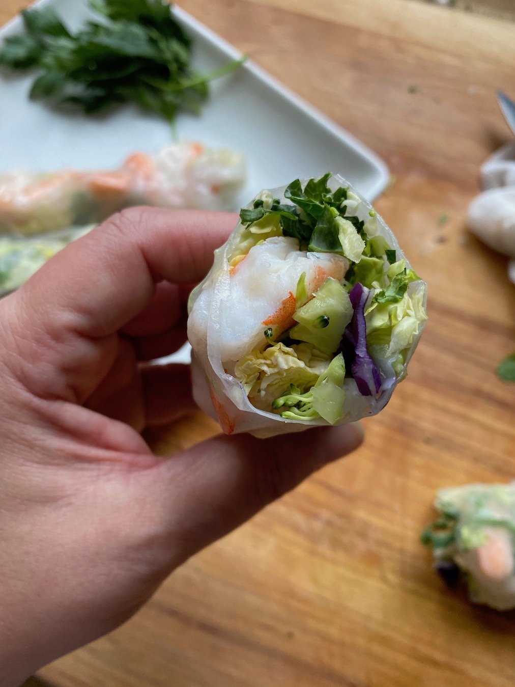 Shrimp Spring Rolls - My Bizzy Kitchen