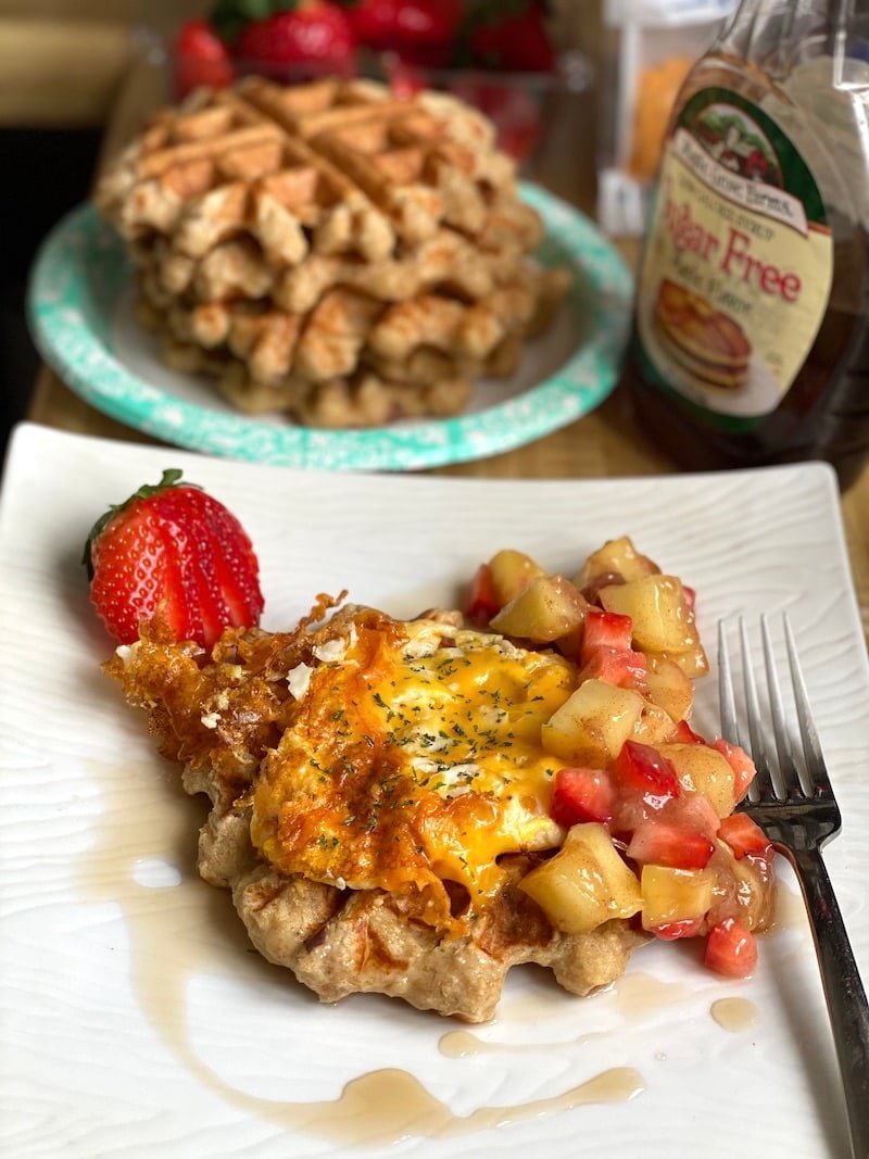 Apple Waffles | My Bizzy Kitchen