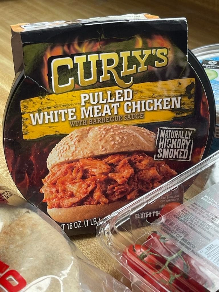 Curly's Pulled Chicken BBQ Chicken Gyros | My Bizzy Kitchen