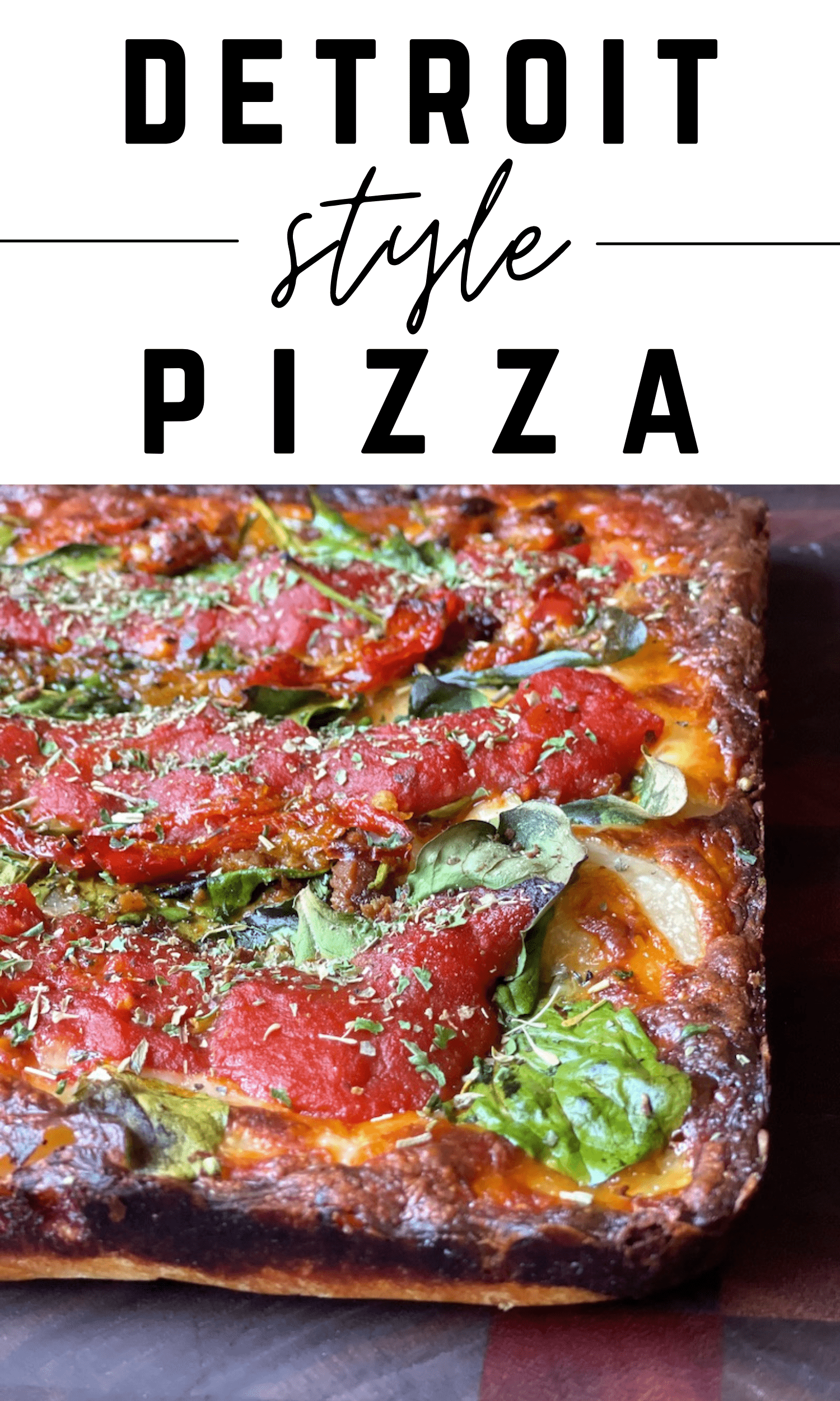 Detroit Style Pizza | My Bizzy Kitchen