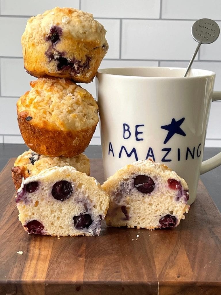 Buttermilk Blueberry Muffins | My Bizzy Kitchen