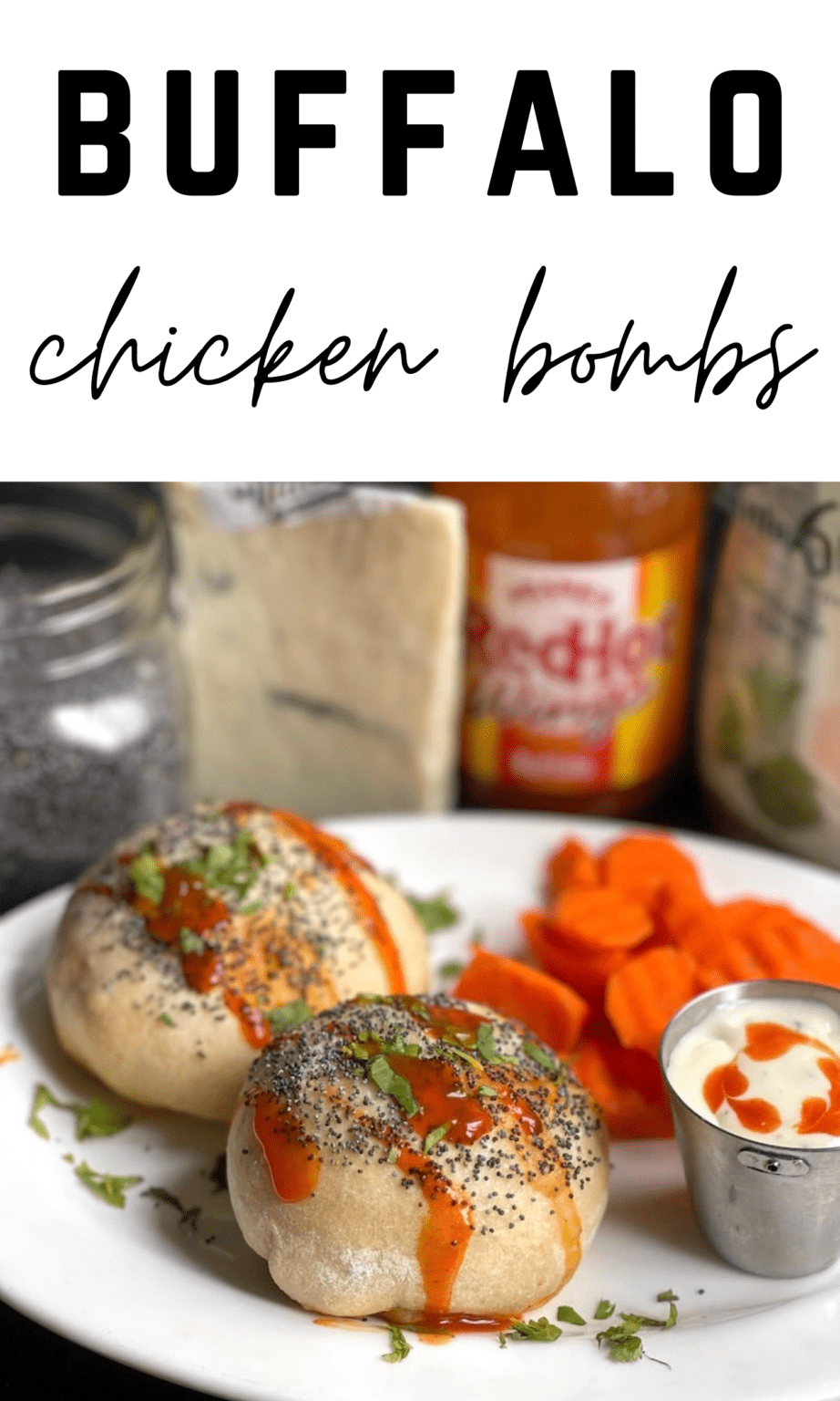 Buffalo Chicken Bombs | My Bizzy Kitchen