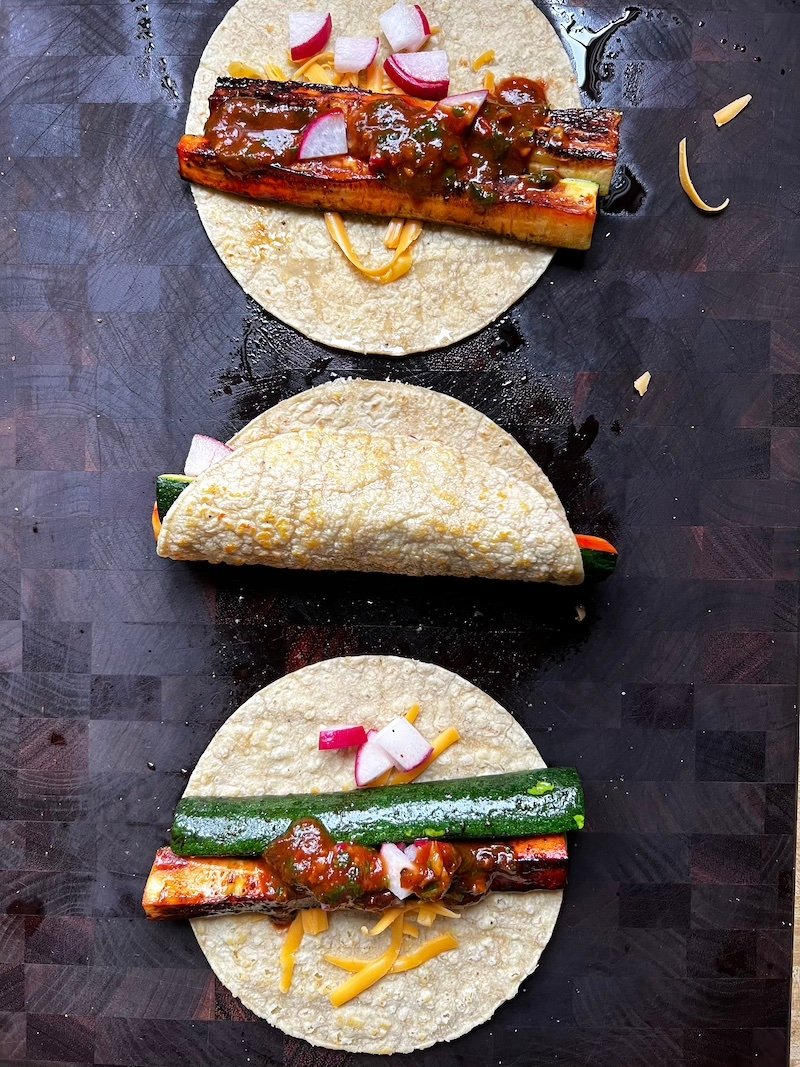 Zucchini Tacos | My Bizzy Kitchen