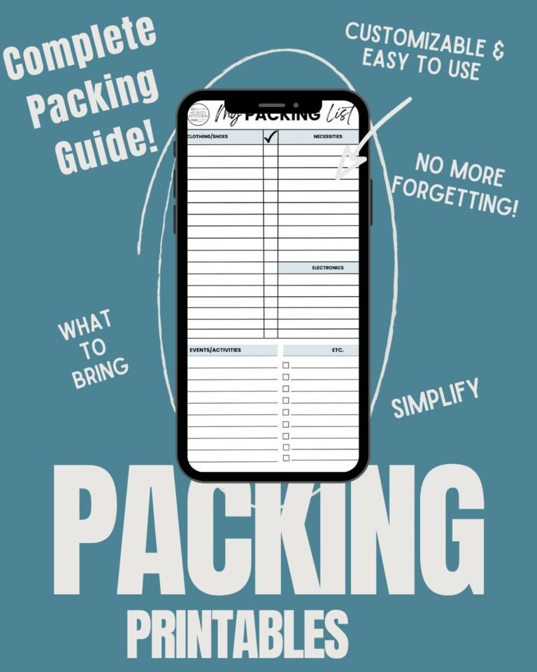 Your Complete Packing Guide and Organization Toolkit | My Bizzy Kitchen