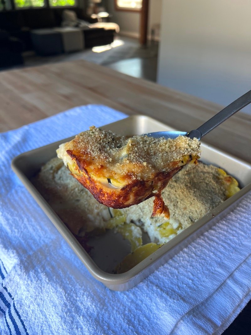 Delicata Squash Gratin | My Bizzy Kitchen