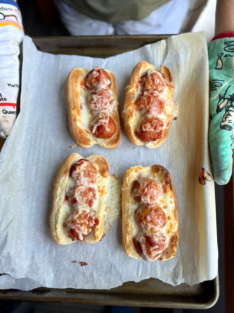 Low Carb Meatball Subs | My Bizzy Kitchen